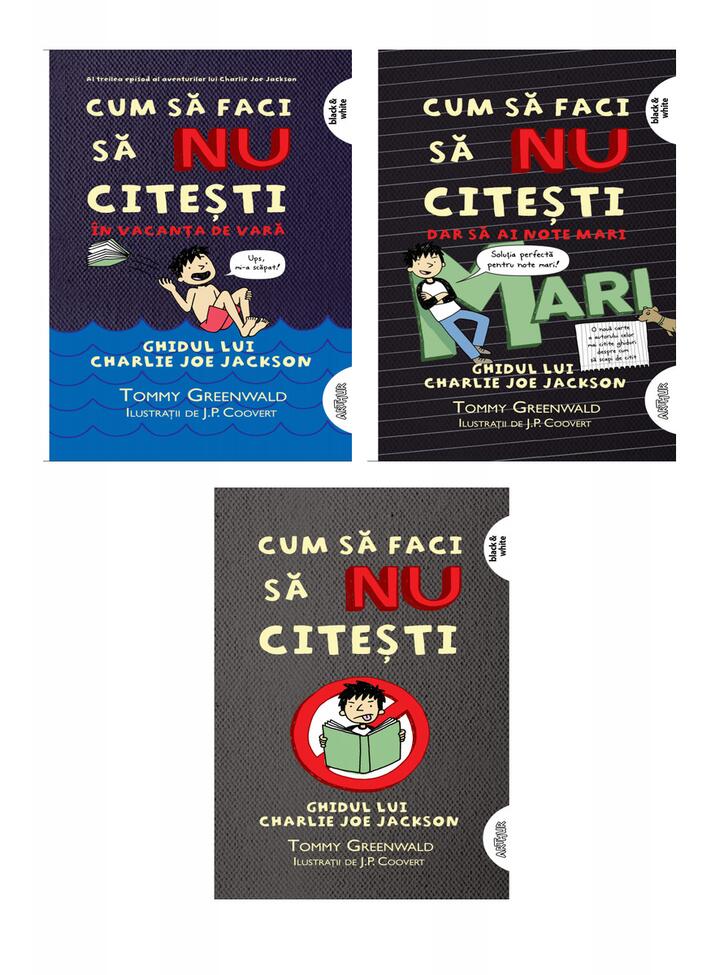 Pachet Cum să faci să NU citești - Tommy Greenwald - Editura Arthur