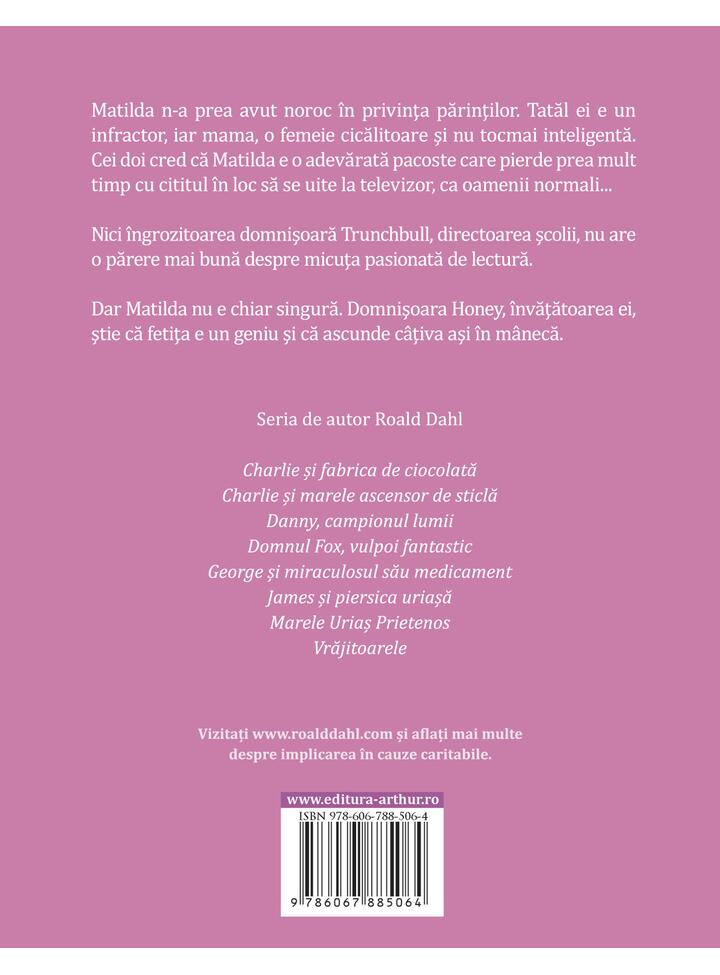 Matilda format mic - Roald Dahl - Editura Arthur
